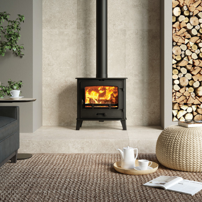 Stovax County 5 Wide Fixed Grate Multi-Fuel Stove