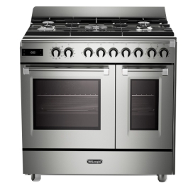 DeLonghi 90cm Bassano Twin Cavity | Dual Fuel Range Cooker | Stoves Are Us