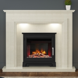 Elgin & Hall Newburgh 54" Micro Marble Fireplace | Stoves Are Us