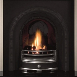 Gallery Henley Cast Iron Insert, Black | Stoves Are Us