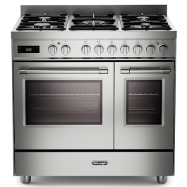 DeLonghi 90cm Pro Twin Cavity Dual Fuel Range Cooker | Stoves Are Us