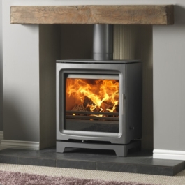 Purevision BPV5 Wide 5kW Multi-Fuel Stove | Stoves Are Us