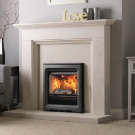 Purevision BPV5iW Wide 5kW Inset Multi-Fuel Stove | Stoves Are Us