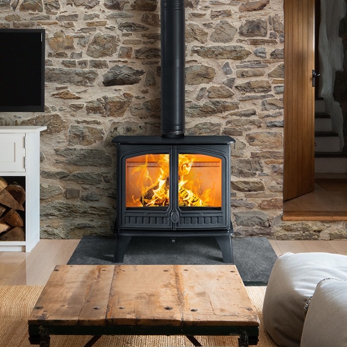log burner fire backs