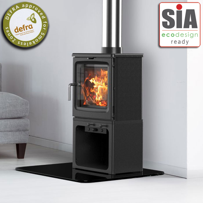 Saltfire Peanut 5 Tall Eco Design Ready Wood Burning Stove